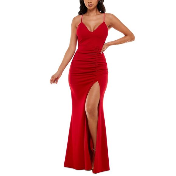 Emerald Sundae | Tops | Emerald Sundae Juniors Ruched Side Slit Slim ...